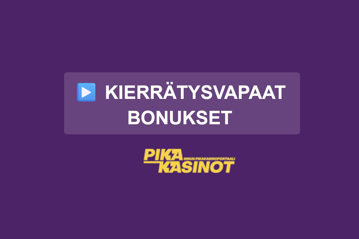 Kierrätysvapaat Bonukset - Valitse Talletusbonus Ilman Kierrätystä